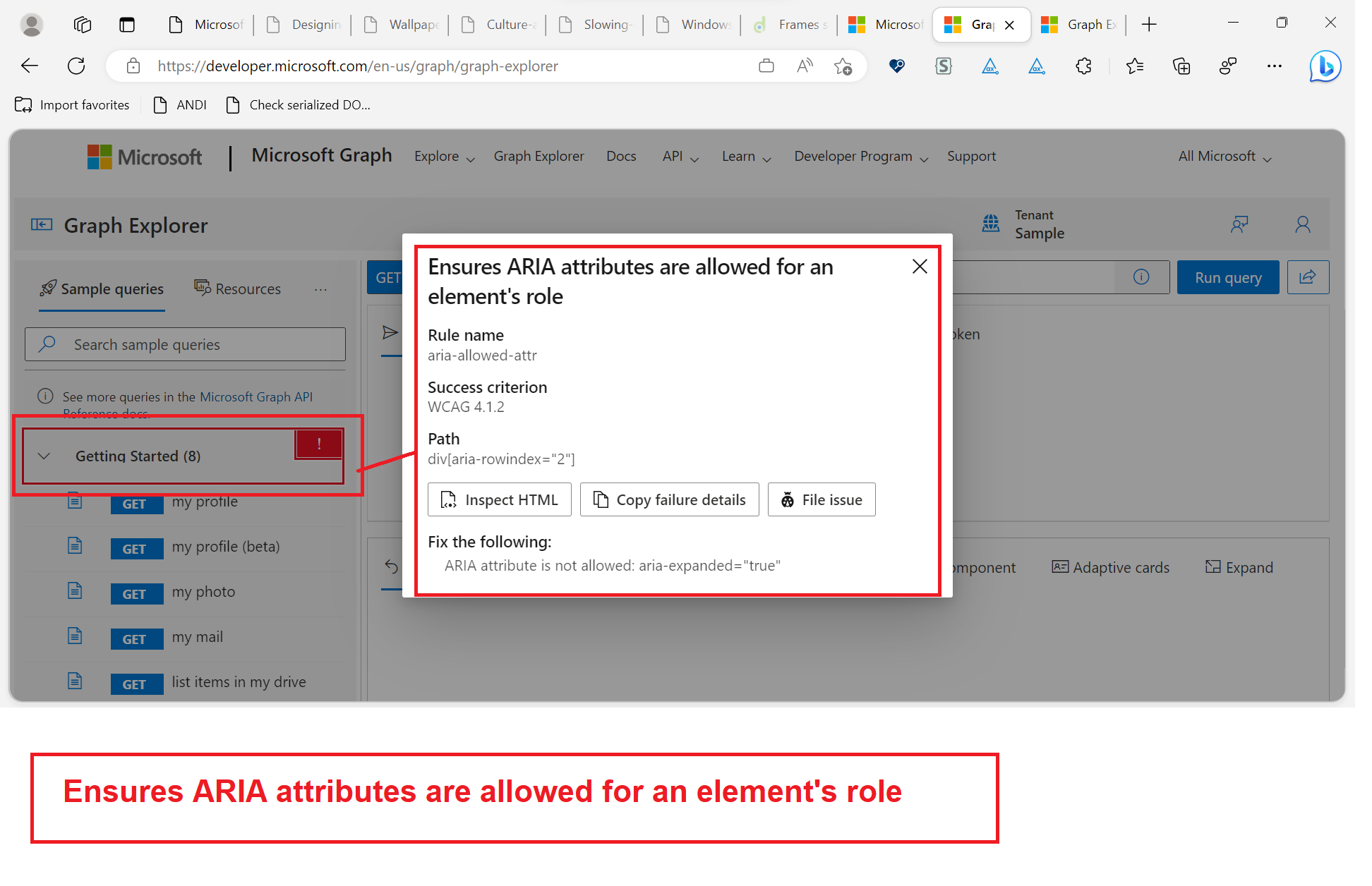 [Microsoft Graph Toolkit playground]: Ensures ARIA attributes are ...