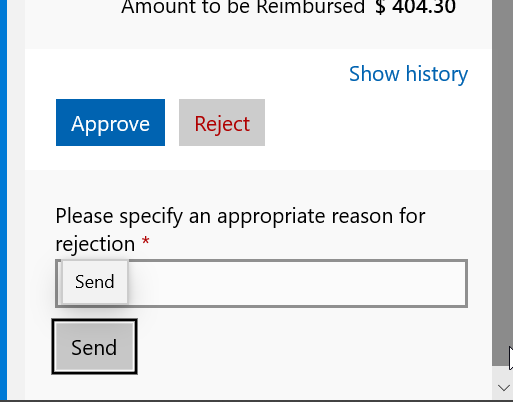 Designer Bug 35353022 Adaptive Cards Expensereportjson Reject Button In Expense