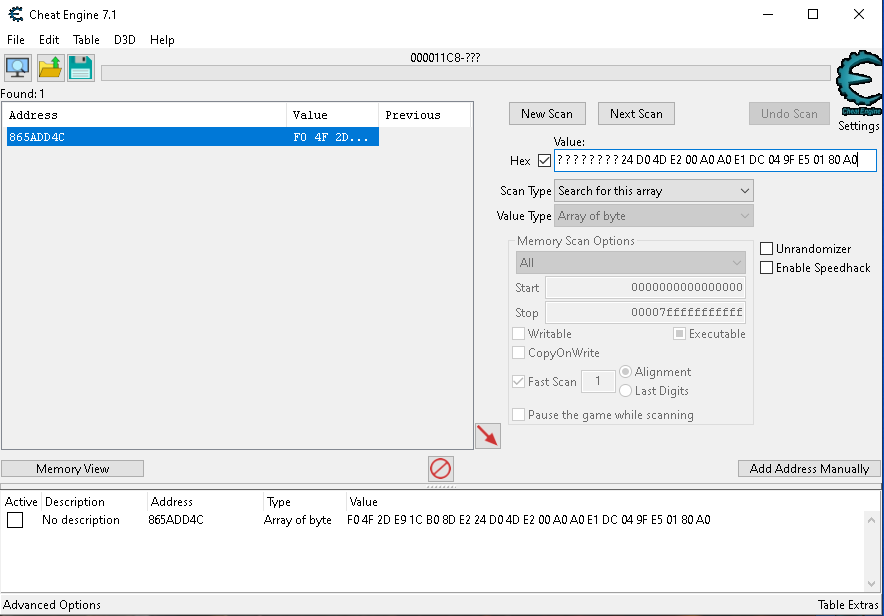 AoB scanning partial masking not working · Issue #80 · erfg12/memory.dll · GitHub