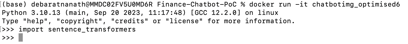 no module named 'sentence_transformers' on docker · Issue #2316 · UKPLab/sentence-transformers ...