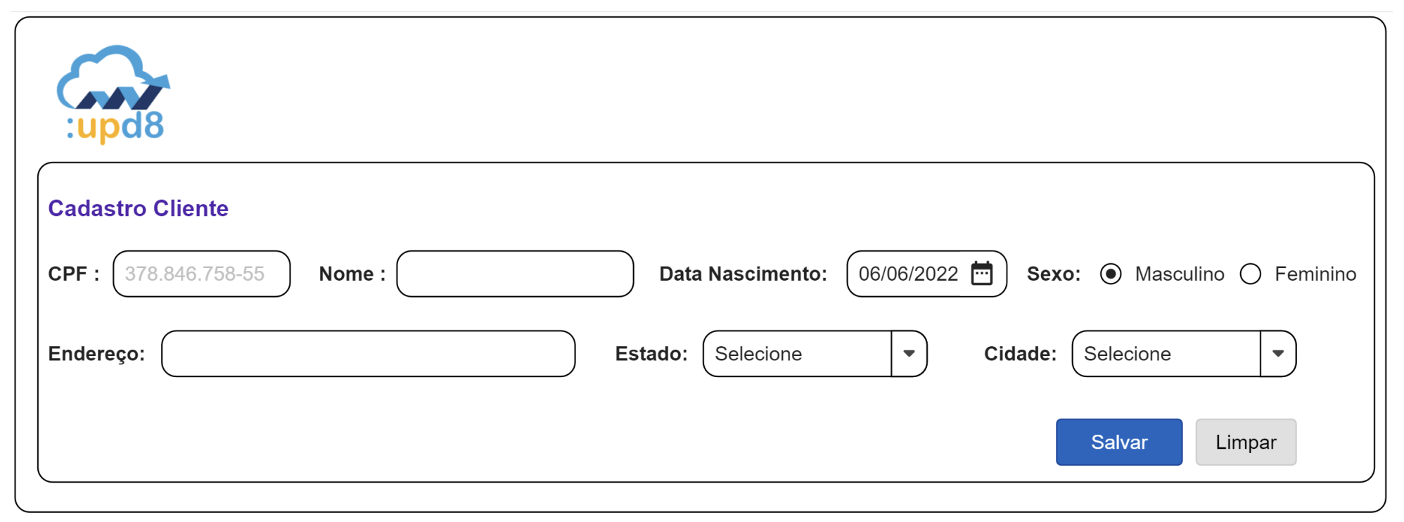 GitHub - WanderRodrigues/avaliacao-tecnica-upd8