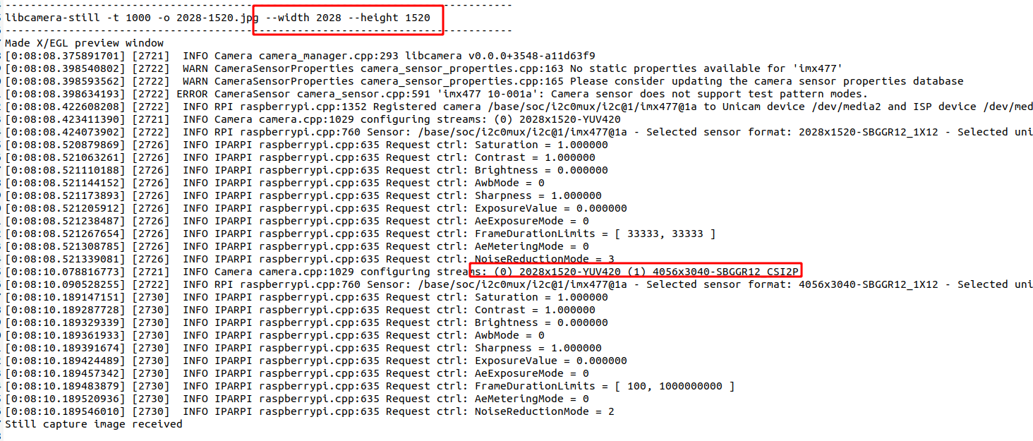 libcamera-still always chooses maximum resolution RAW data. · Issue ...