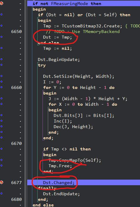 Av When Call Tcustombitmap32rotate270 · Issue 259 · Graphics32graphics32 · Github