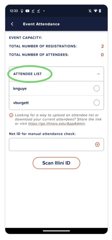 [USABILITY] Event attendance wording update · Issue #3647 · rokwire/illinois-app · GitHub
