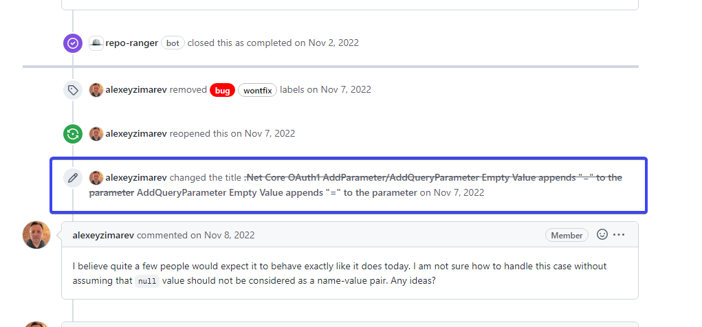AddQueryParameter Empty Value appends "=" to the parameter · Issue #1938 · restsharp/RestSharp ...