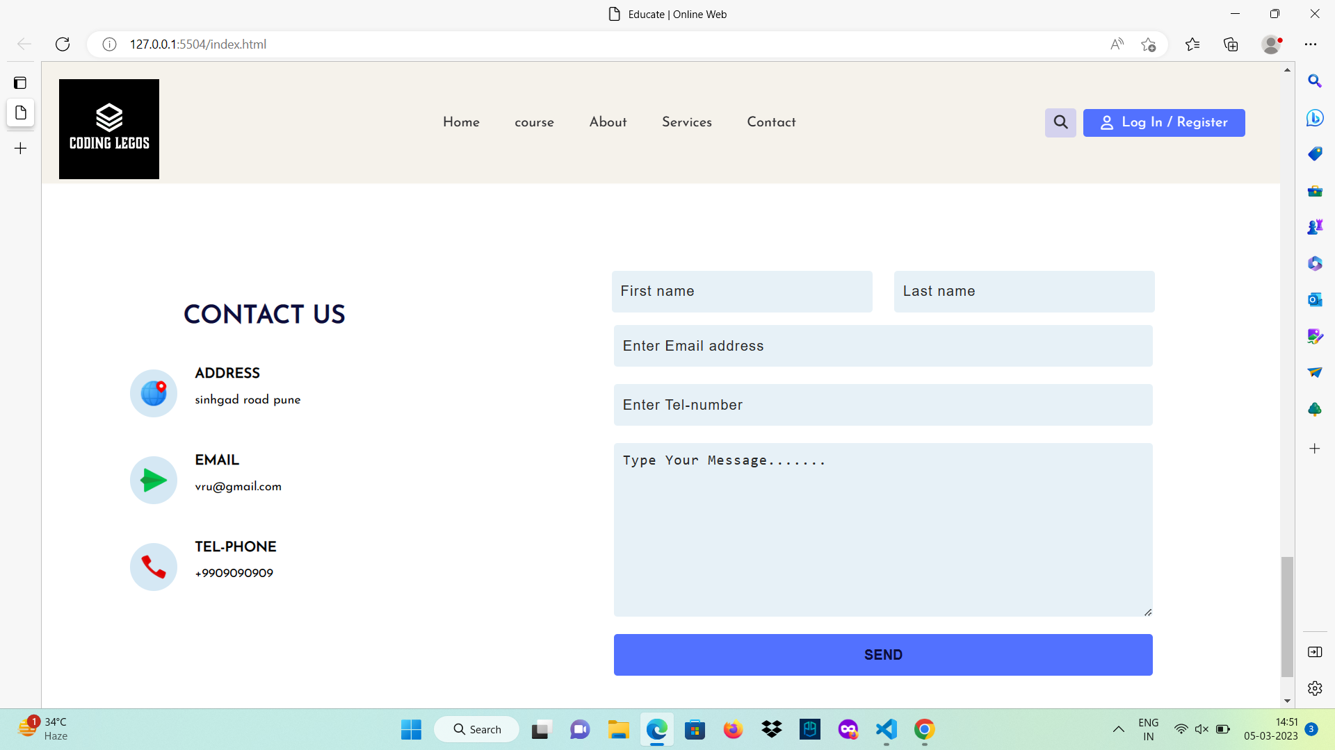 GitHub - VrushabhSasane39/E-learning-site