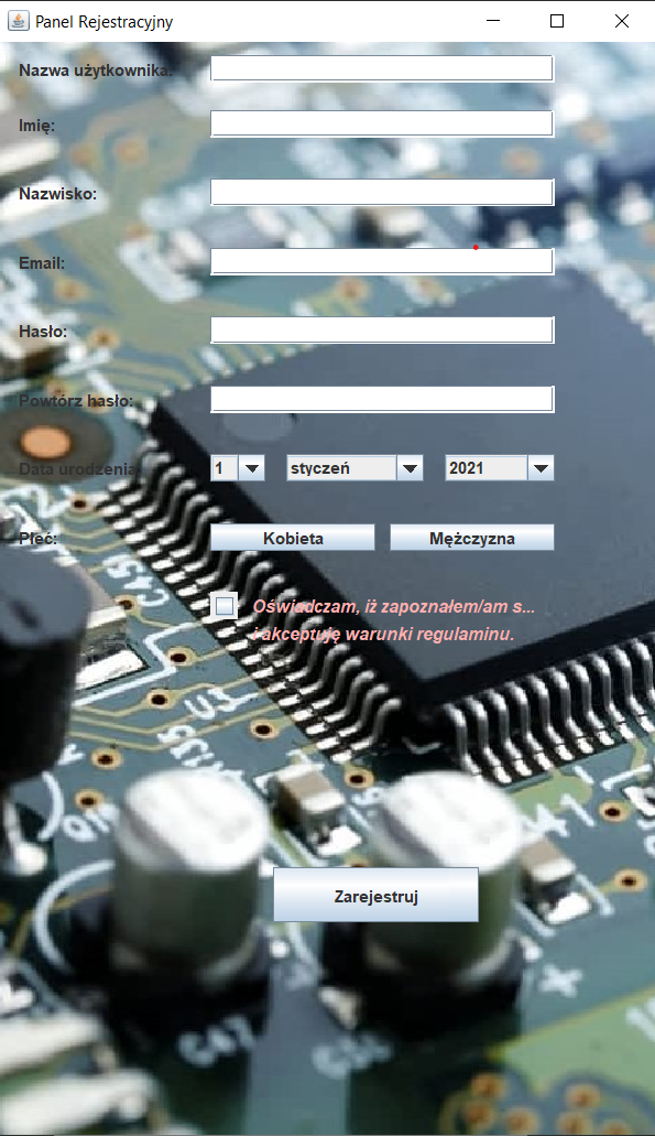 GitHub - jowitawalczuk/register-panel-swing