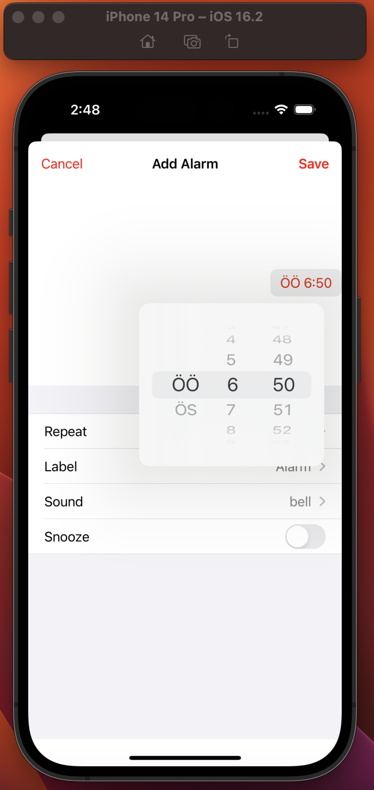 GitHub - seymagizem/Alarm-App: Alarm Mobile app in Swift