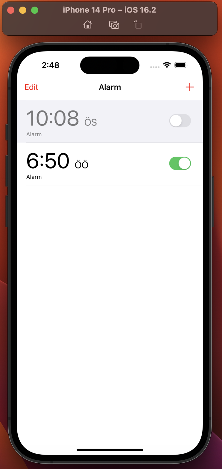 GitHub - seymagizem/Alarm-App: Alarm Mobile app in Swift