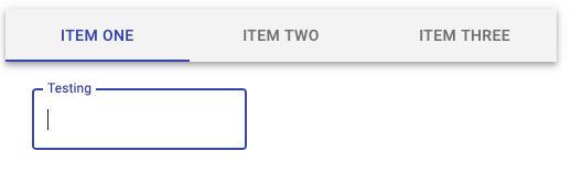 Tabpanel With Index 0 Breaks Textfield Variant Outlined 路 Issue