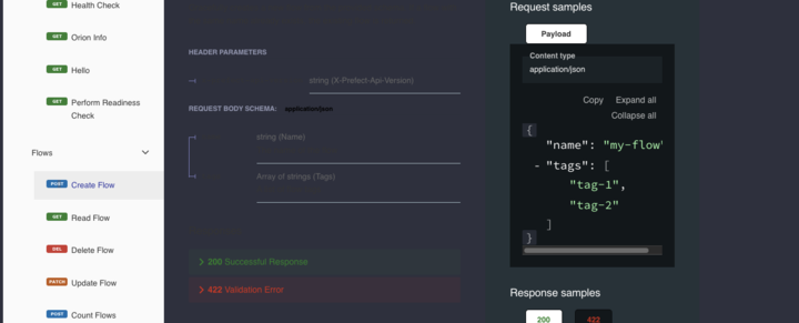 Prefect Server Api Reference Parameters Cannot Be Read In Dark Mode · Issue 10304 · Prefecthq