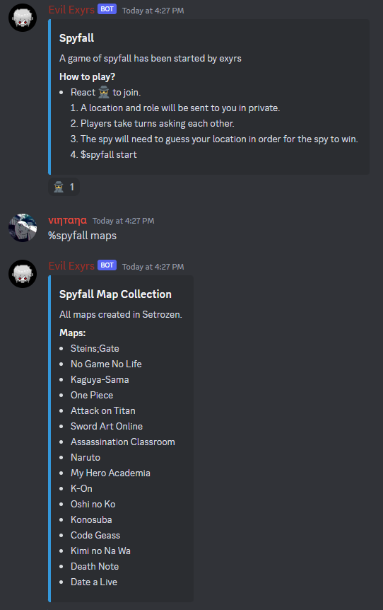 GitHub - VintanaEnf/Evil-Exyrs-Discord: The source code for my personal ...