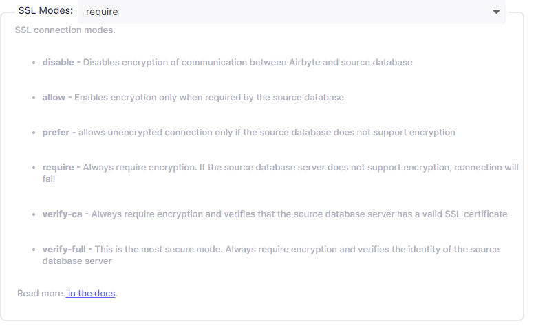 postgres connector - ssl connection not working · Issue #17000 · airbytehq/airbyte · GitHub