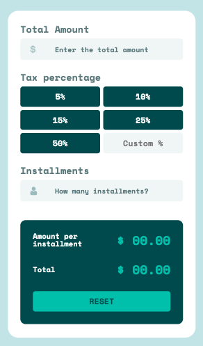 GitHub - devcarolinealmeida/interest-rate-calculator: An app that ...