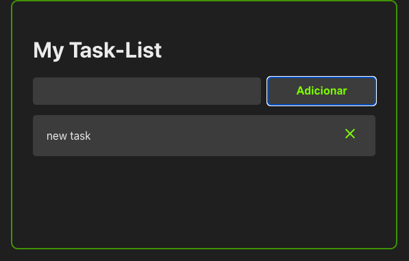 GitHub - devcarolinealmeida/task-list-react: My first React App