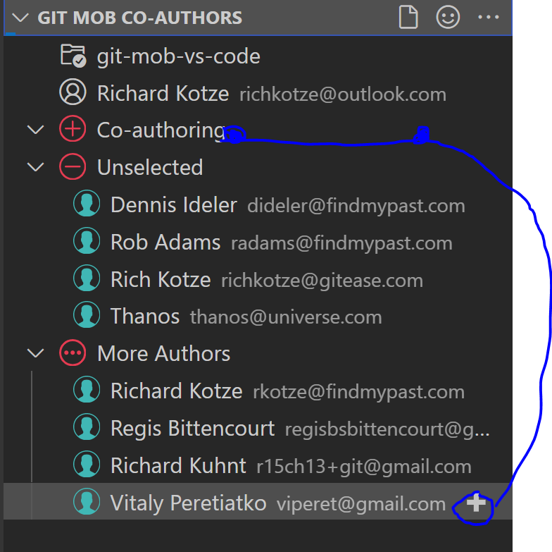 Add co-author from "more authors" directly into "selected" · Issue #76 ...