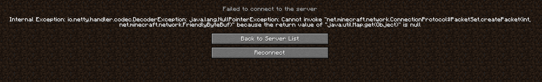 Can't connect to the server on 1.19.2 · Issue #472 · mircokroon ...