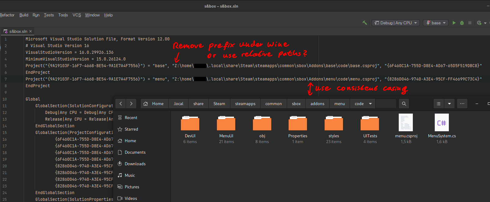 Make generated Solution and Project-Files cross-platform compatible · Issue #1249 · Facepunch ...