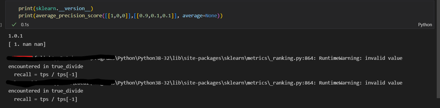 Newer sklearn version changes results completely · Issue #3 · CAMMA-public/ivtmetrics · GitHub