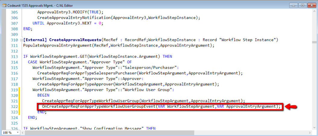 Event Request Codeunit 1535 · Issue 3562 · Microsoftal · Github