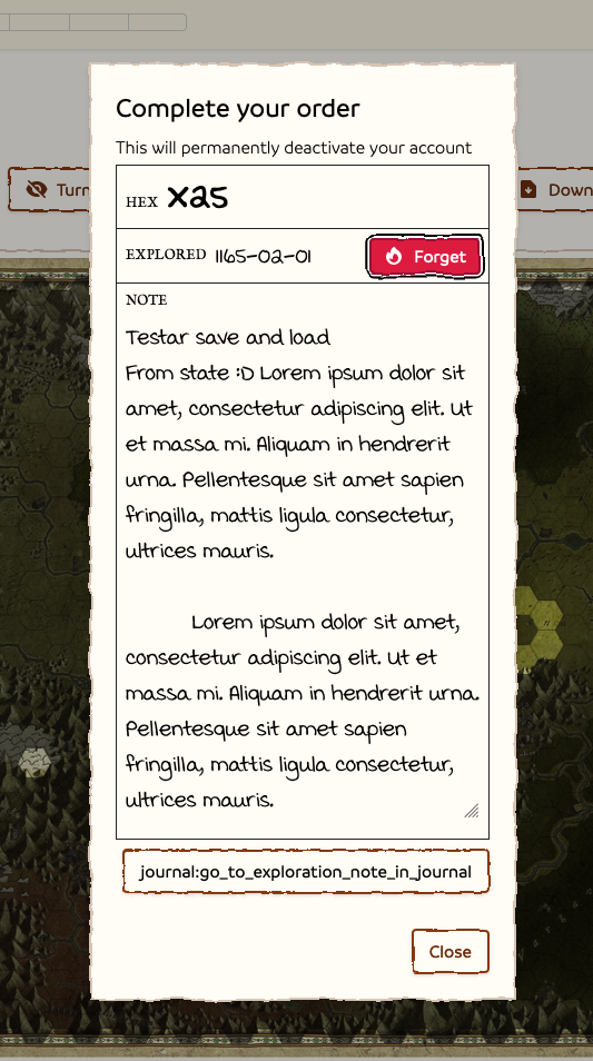 Dialog (Modal) - slide-in full screen modal - position "shifts up ...