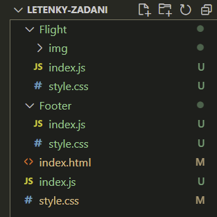 Komponenty: příliš mnoho souborů s názvem `index.*` znepřehledňuje ...