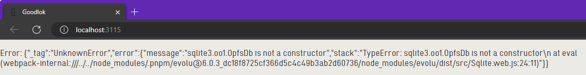 UnknownError - sqlite3.oo1.OpfsDb is not a constructor · Issue #147 · evoluhq/evolu · GitHub