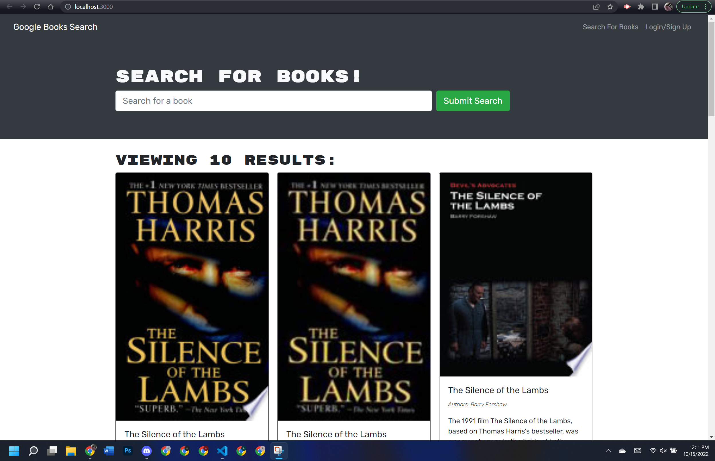 GitHub - ahuber25/mernbooksearch