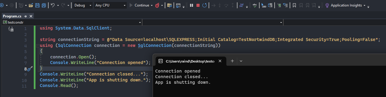 Problem with connecting to SQL Server. · Issue #4664 · microsoft ...