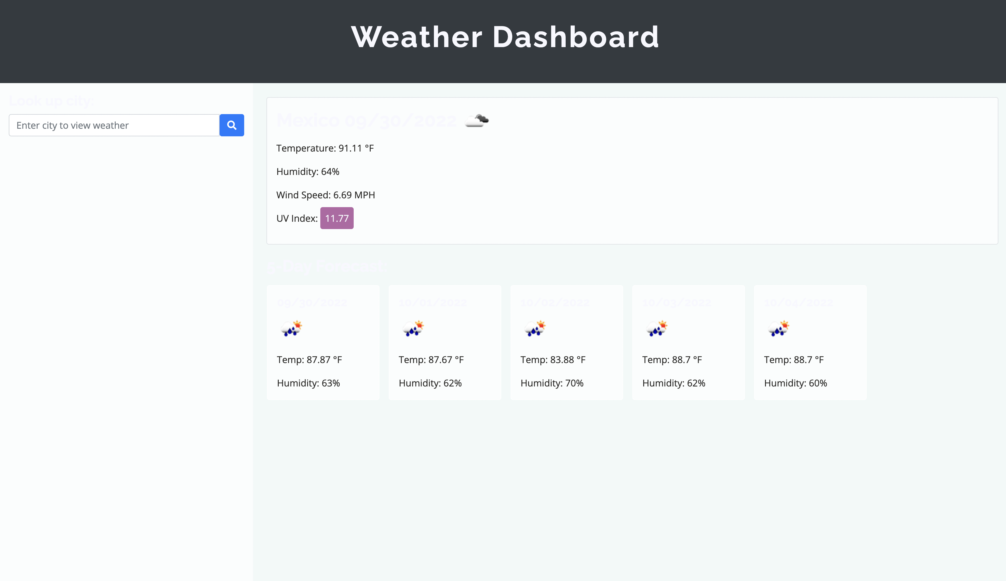 GitHub - Amon1459/Weather-Dashboard2