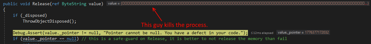 Strange crash under Visual Studio debugger · Issue #10807 · dotnet ...