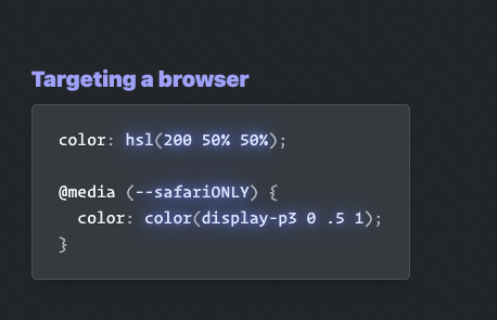 Wrong usage with --safariONLY media. · Issue #85 · argyleink/open-props · GitHub