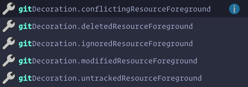 [Theming] Improve priority of the list.inactiveSelectionForeground ...