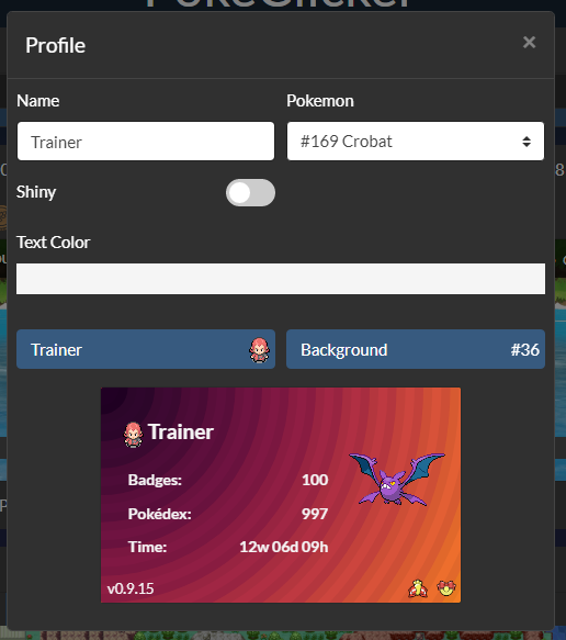 [SUGGESTION] Pokédex, Evolution Items and Profile layout changes ...
