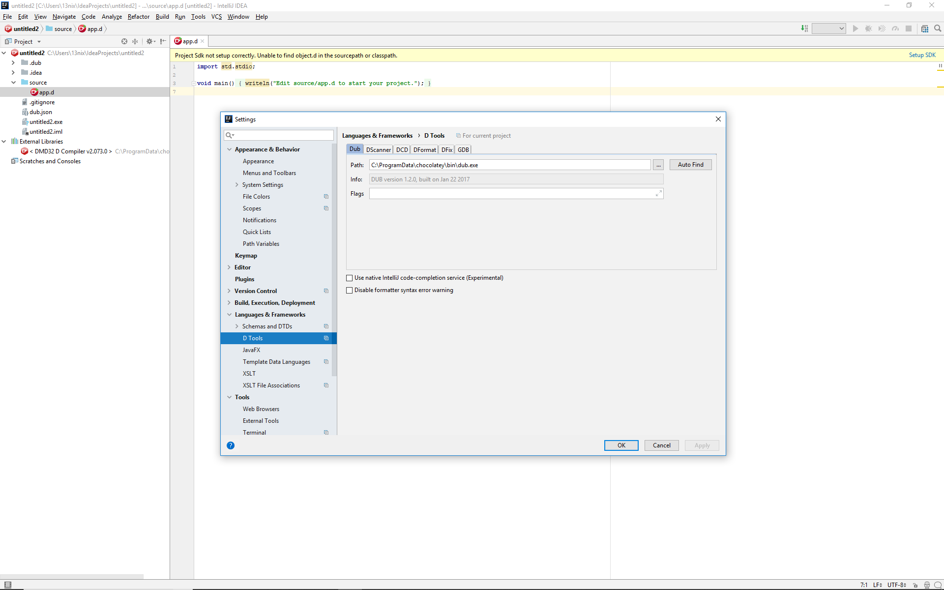 Could not resolve location of module 'std/stdio' · Issue #457 · intellij-dlanguage/intellij ...