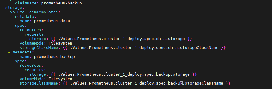 Unable to mount multiple volumes using prometheus statefulset. · Issue #12360 · prometheus ...