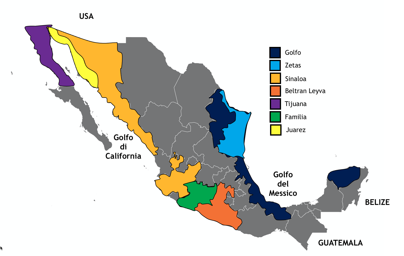 GitHub - emacarta/Mexico-Drug-Traffic-Activities: Network analysis of ...