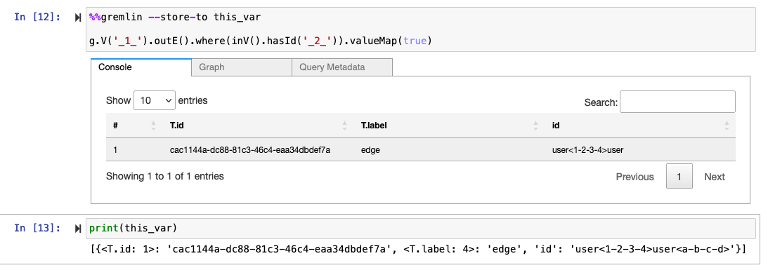 [BUG] Console tab cuts off some result values · Issue #340 · aws/graph-notebook · GitHub