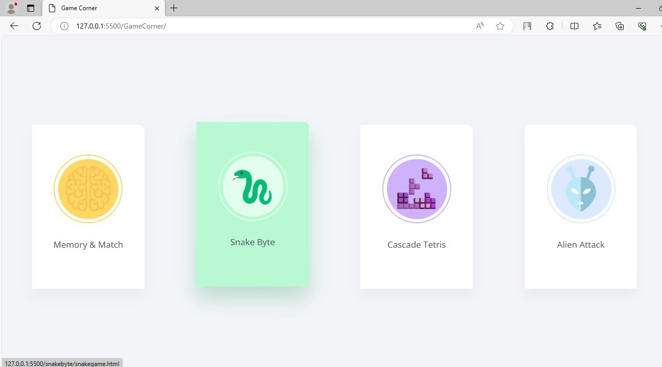 Github Islursmriti Games Corner Games Cornergame Corner Is An