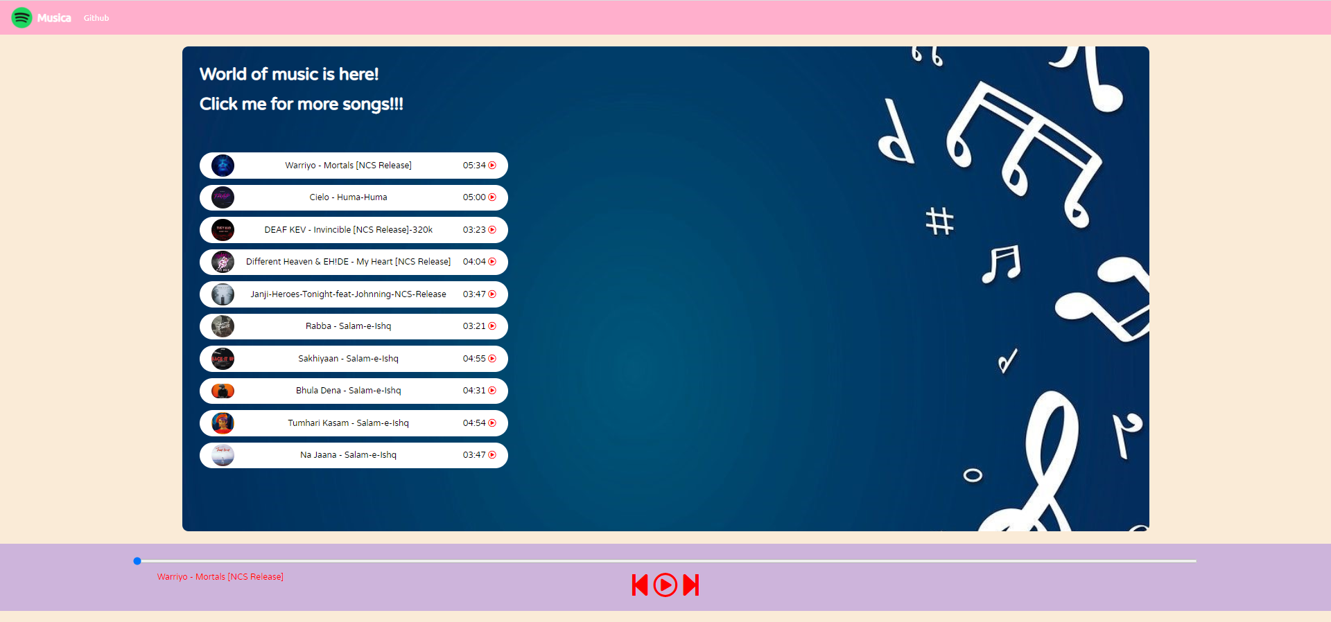 GitHub - tirthrami02/Musica