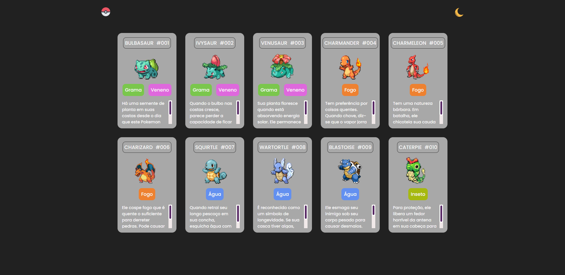 GitHub - jonathas-nascimento/projeto-listagem-pokemon: Listagem pokemon feito com HTML, CSS e ...