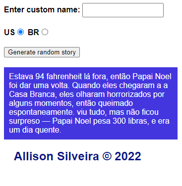 GitHub - AllisonSilveiraDev/gerador-de-historias