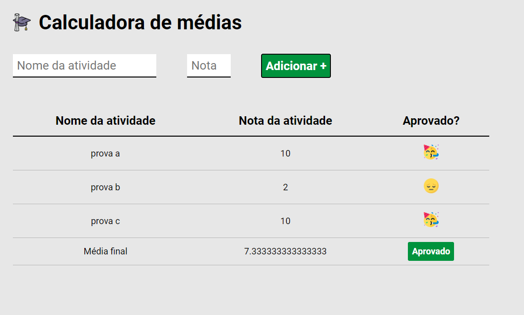 GitHub - AllisonSilveiraDev/calculadoraDeMedias