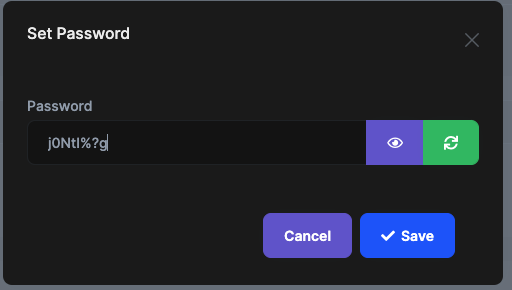 Re-use the Generate Random Password button on the Create User dialog · Issue #16860 ...