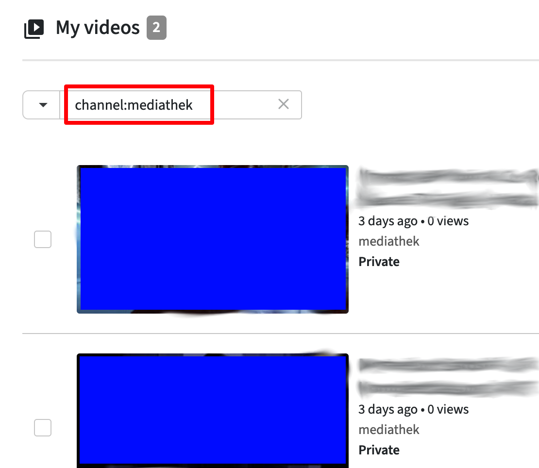 Private videos are not visible in local channels · Issue #5539 · Chocobozzz/PeerTube · GitHub