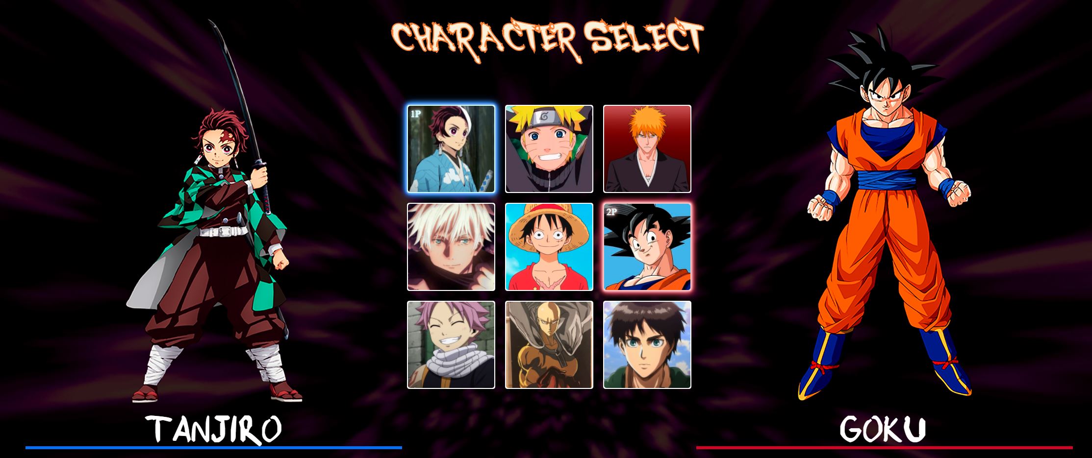 GitHub - barbosagio/project-choose-your-character-shonen: Uma tela em que você escolhe seu ...