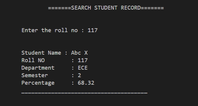GitHub - vc8256/Simple-Student-Database-Management-System: Manage ...