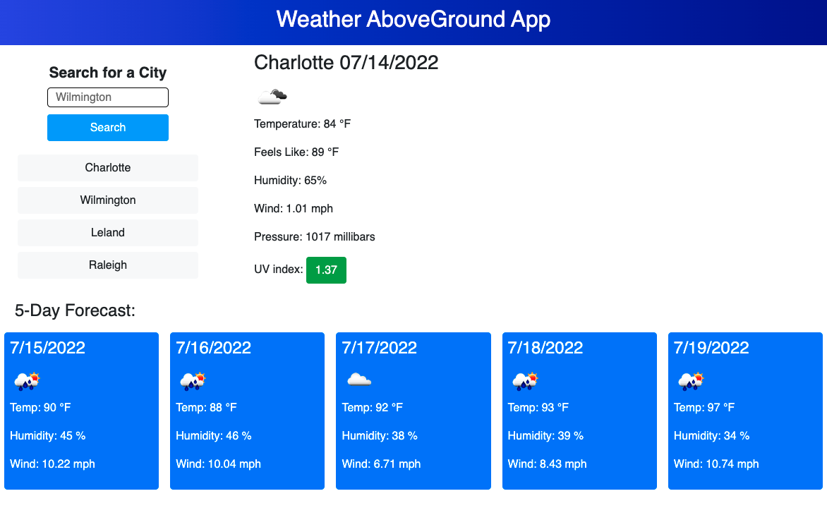 GitHub - bnk5532/weather-aboveGround-app