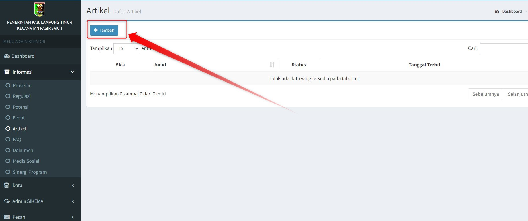 Gambar yang di insert Pada Artikel Tidak tampil pada web OpenDK · Issue #901 · OpenSID/OpenDK ...