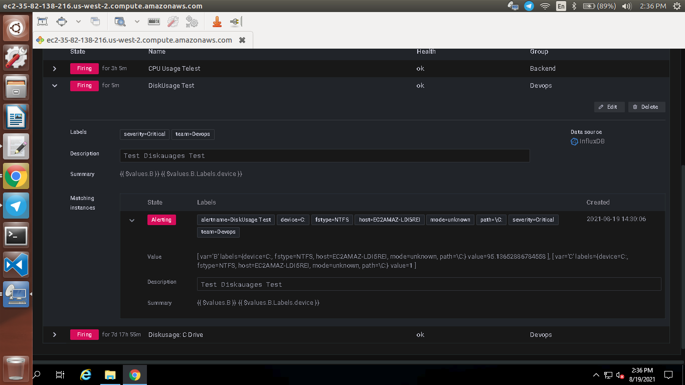 Using {{ $value }} doesnt return value · Issue #37393 · grafana/grafana · GitHub